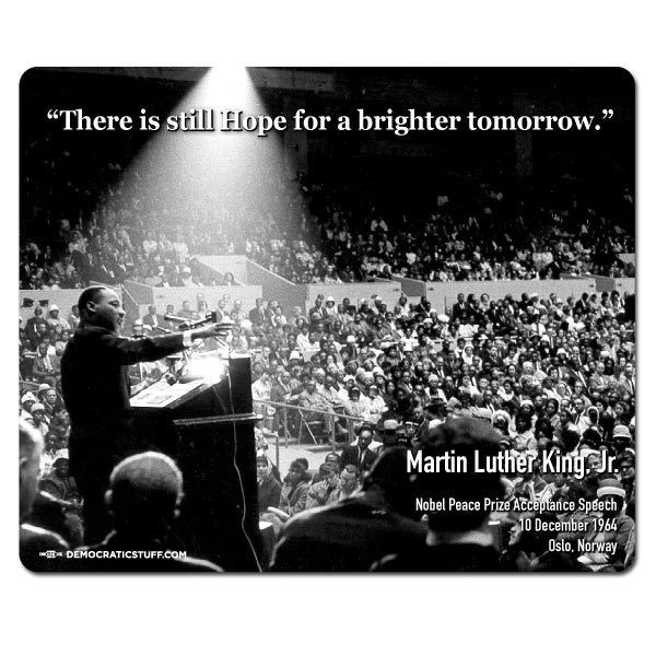MLK There is Still Hope Mouse Pad - #MP53107 - DemocraticStuff.com