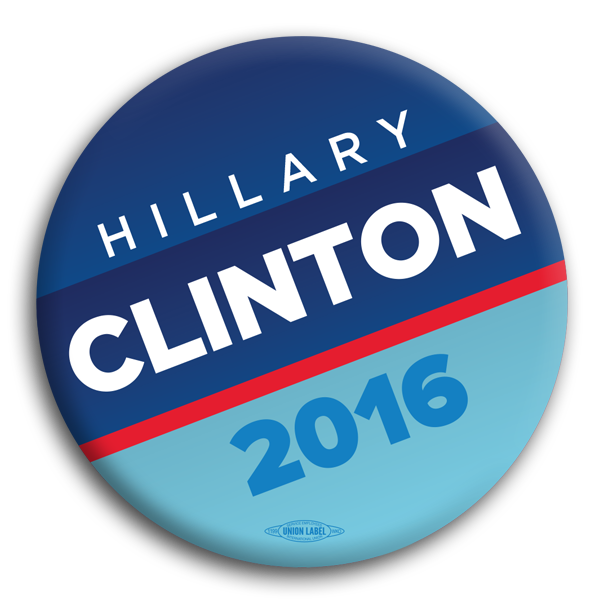 Hillary Clinton 2016 2.25" Button - #BT55042 - DemocraticStuff.com